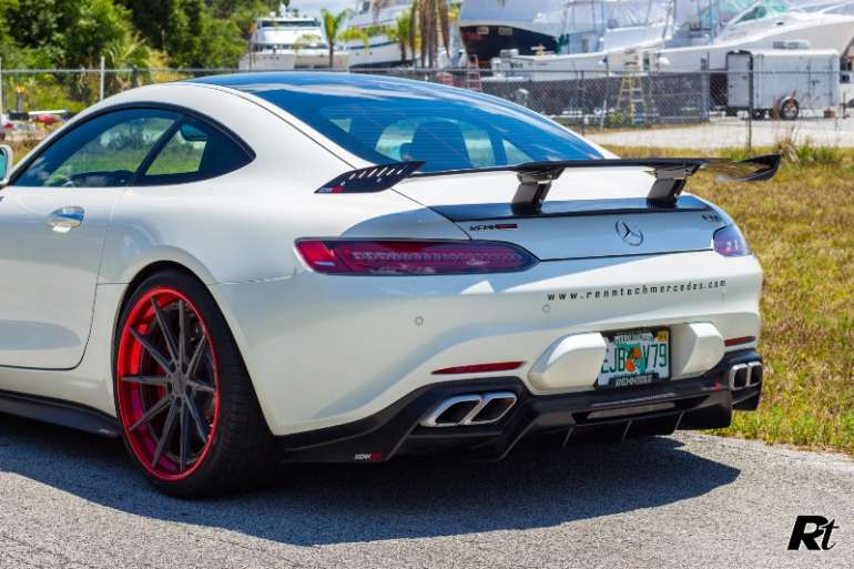 Mercedes AMG GT (2018on) - RENNtech Carbon Fibre Rear Diffuser ...