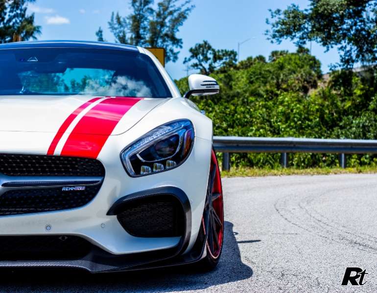 Mercedes AMG GT-S (2015-2017) - RENNtech Carbon Fibre Front Splitter ...