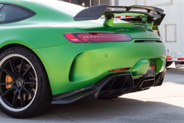 Mercedes AMG GT-R (2018on) - RENNtech Carbon Fibre Rear Wing Lip w/End ...