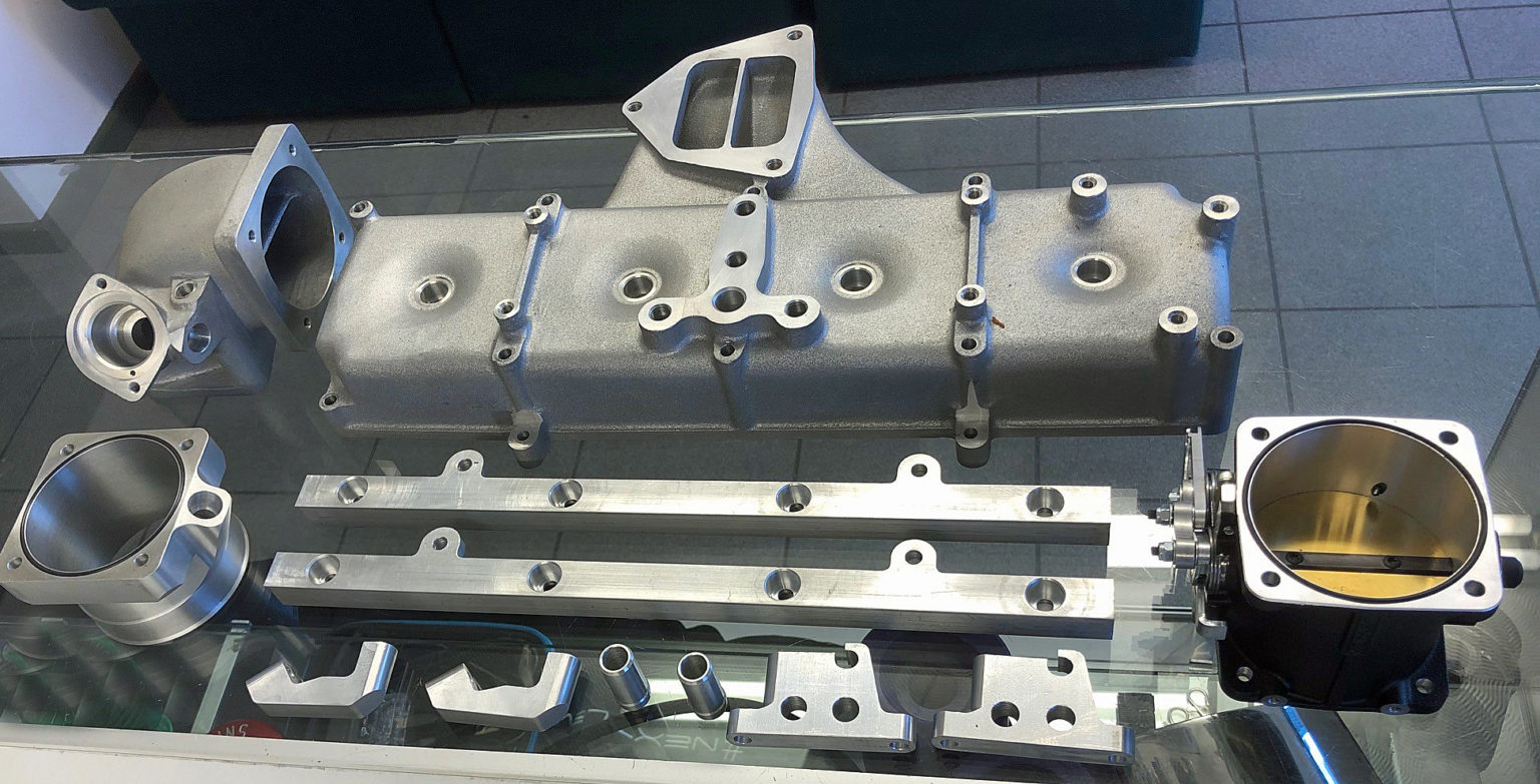 Collins Performance RS500 style plenum, elbow & throttle body assembly ...