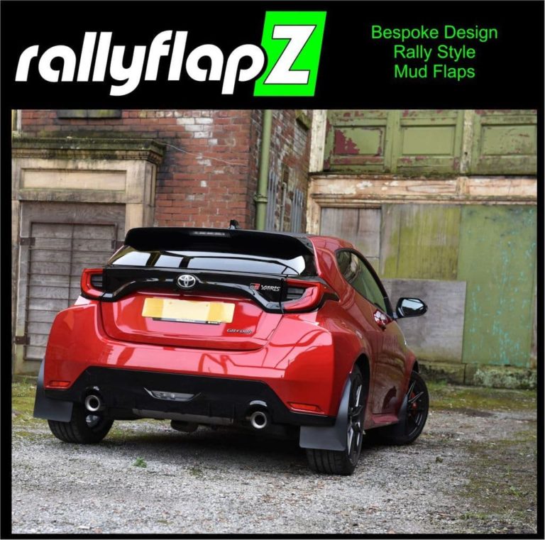 Toyota Yaris GR (2020+) Rally Flapz Black Mudflaps - Collins Performance